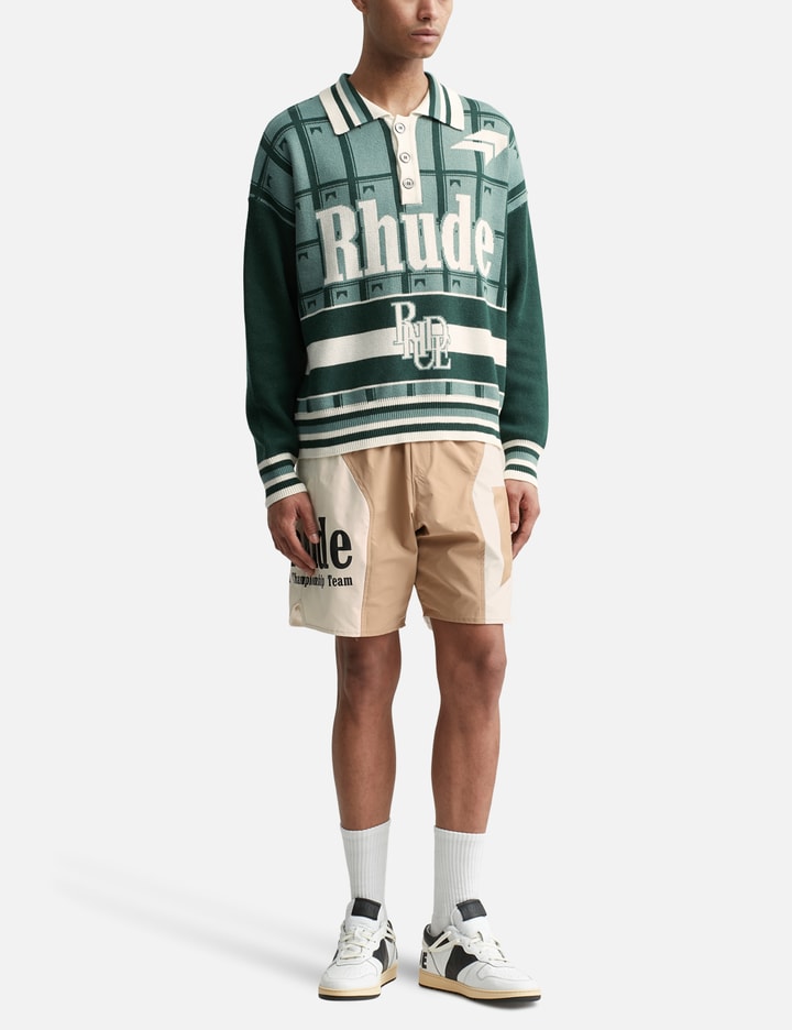 Rhude - Ligeux Rugby Shirt | HBX - Globally Curated Fashion and ...