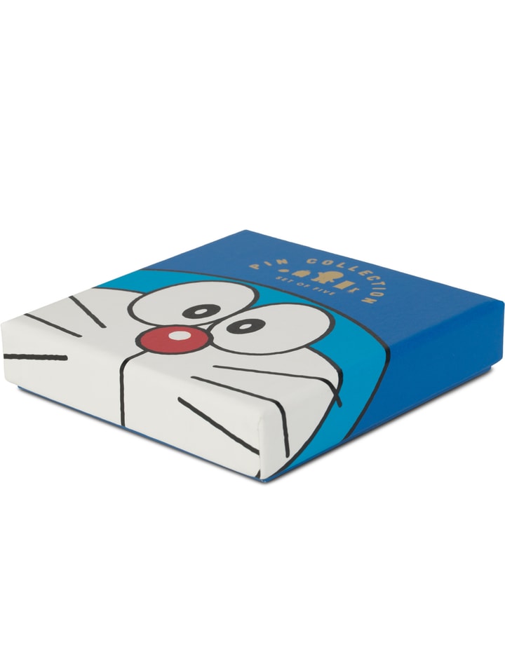Ding Dong Takuhaibin X Doraemon - Multicolor Set of 5 Doraemon Pins ...
