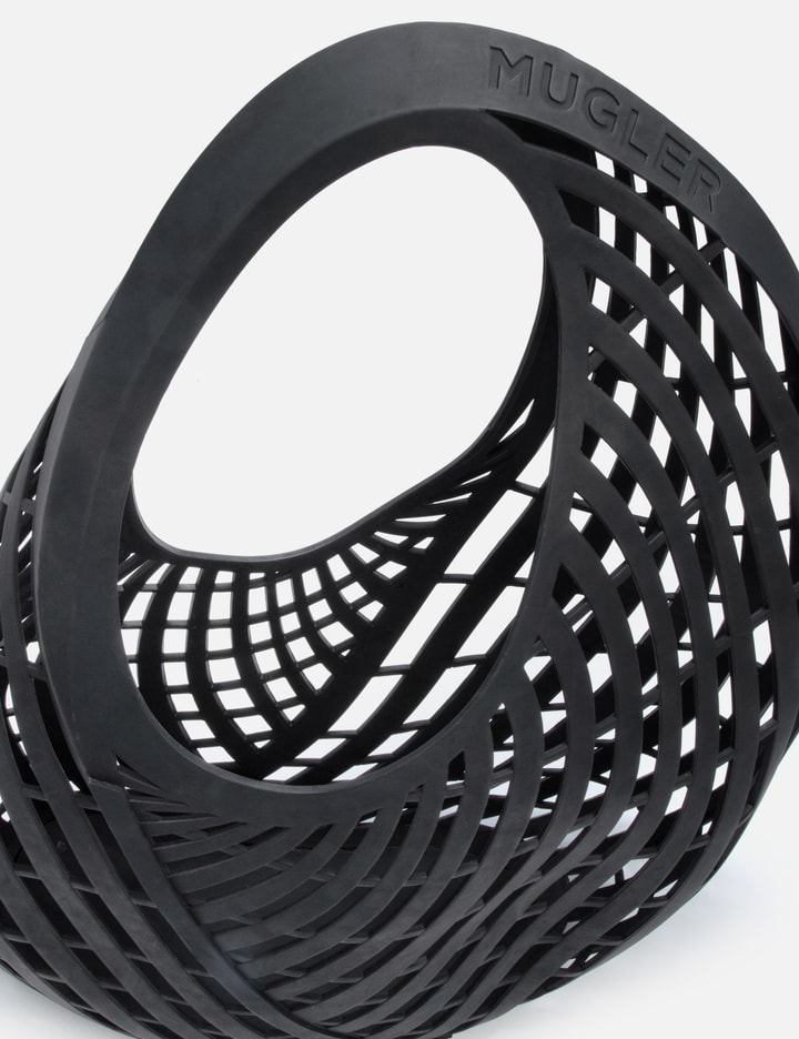 Mugler - Cut-Out Net Spiral Shoulder Bag | HBX