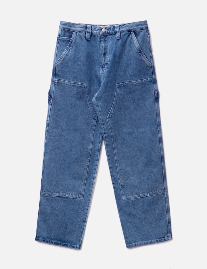 Stüssy - Denim Work Pants | HBX - Globally Curated Fashion and ...