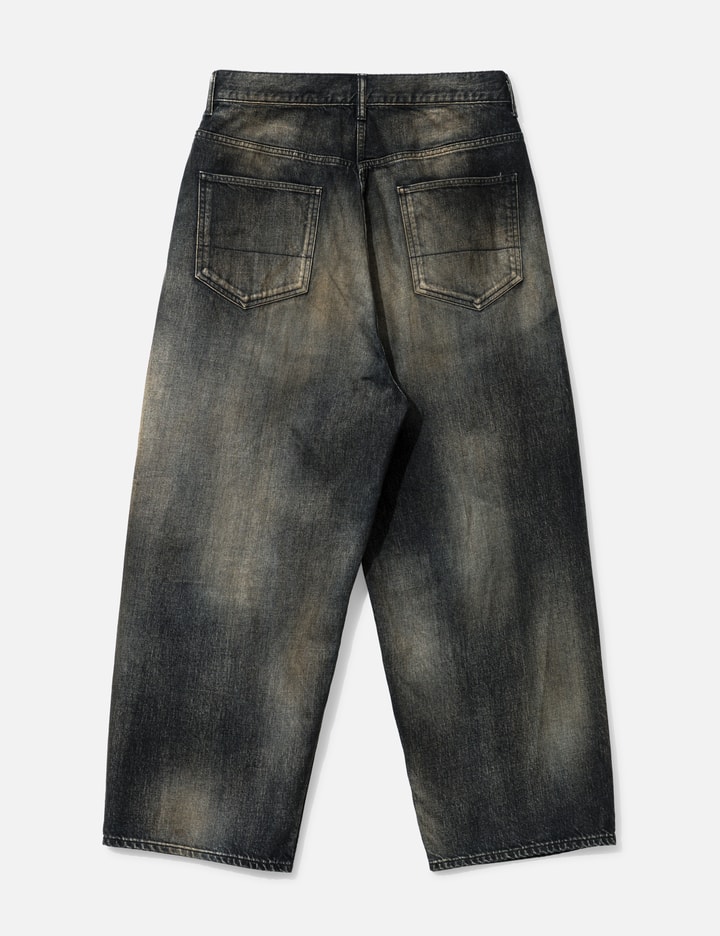 ANCELLM - AGING WIDE DENIM PANTS | HBX - Globally Curated Fashion and ...