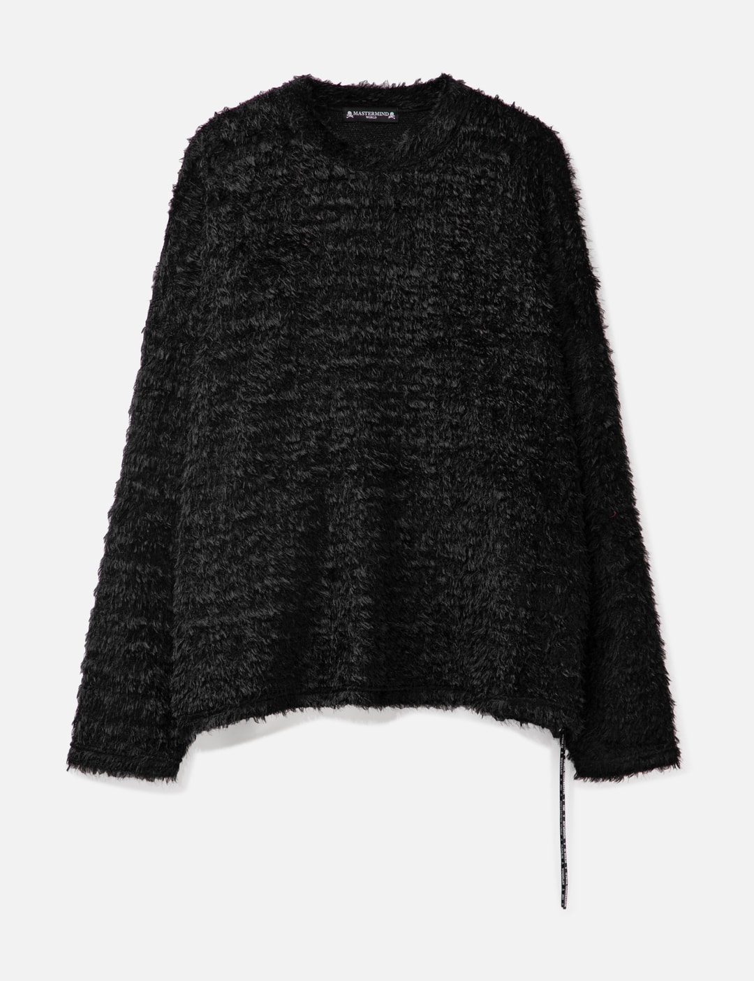 Mastermind World - Oversized Shaggy Crewneck Sweater | HBX - Globally ...