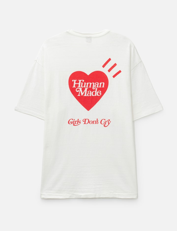 Human Made Girls Don't Cry T-Shirt - 全新白色 100% 純棉短袖，標誌性街頭風，舒適耐穿 | HBX