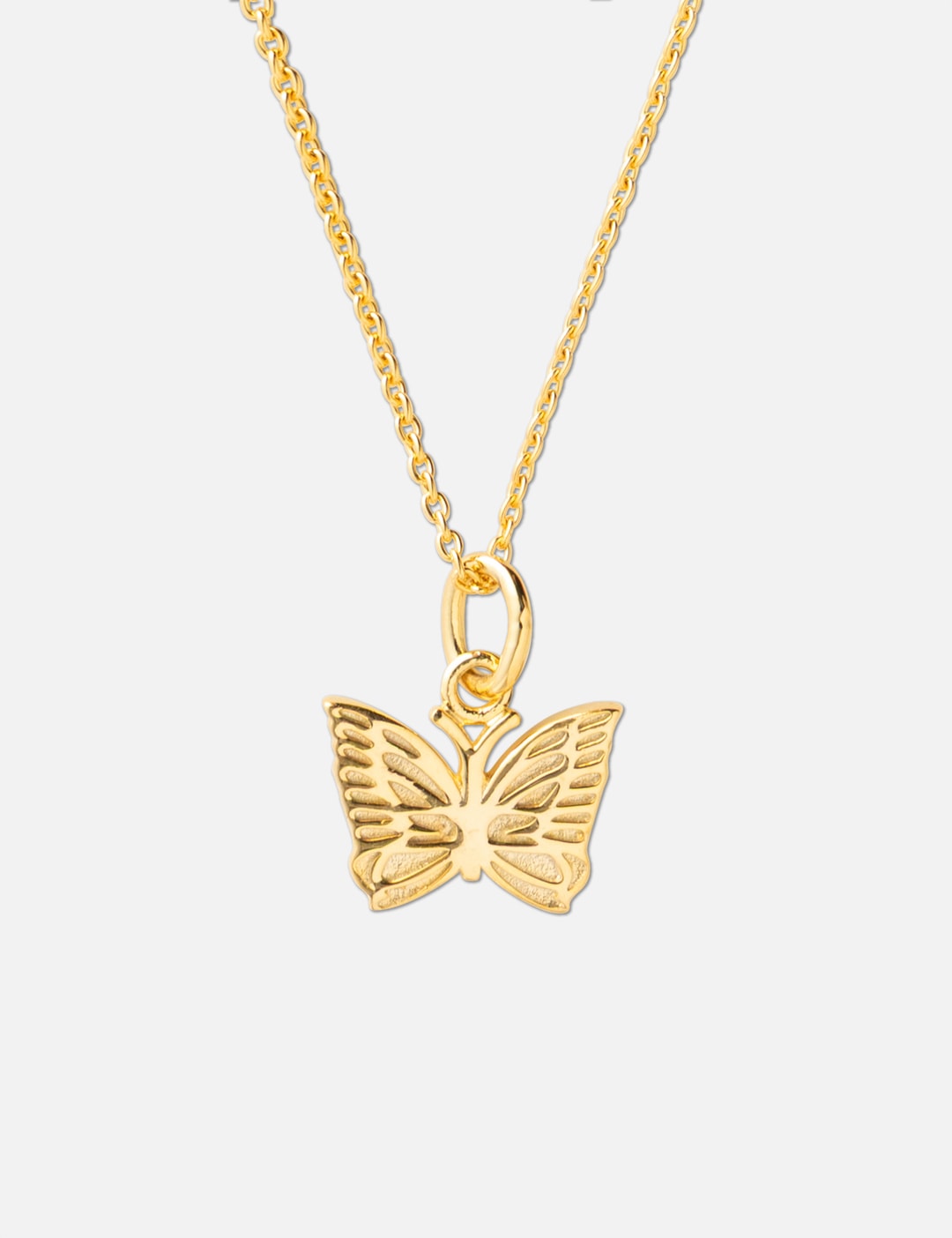 Needles Papillon Pendant - Gold Plate - 925 sterling butterfly necklace ...