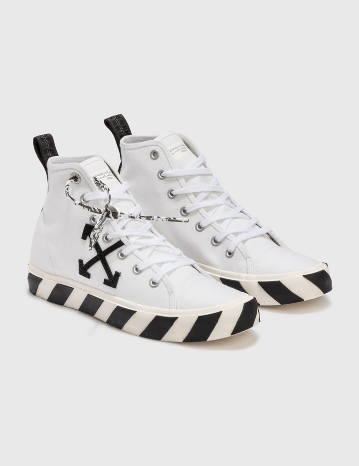 Off-White™ - Mid Top Vulcanized Sneakers | HBX - Globally Curated ...