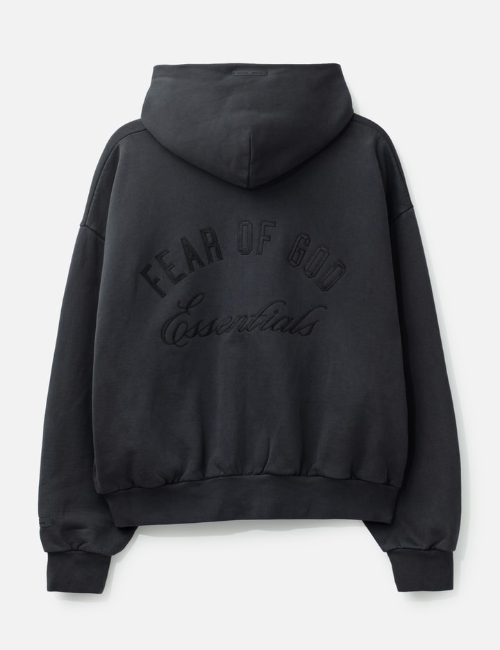 Fear of God Essentials Embroidered Classic Full Zip Hoodie - Sweat ...