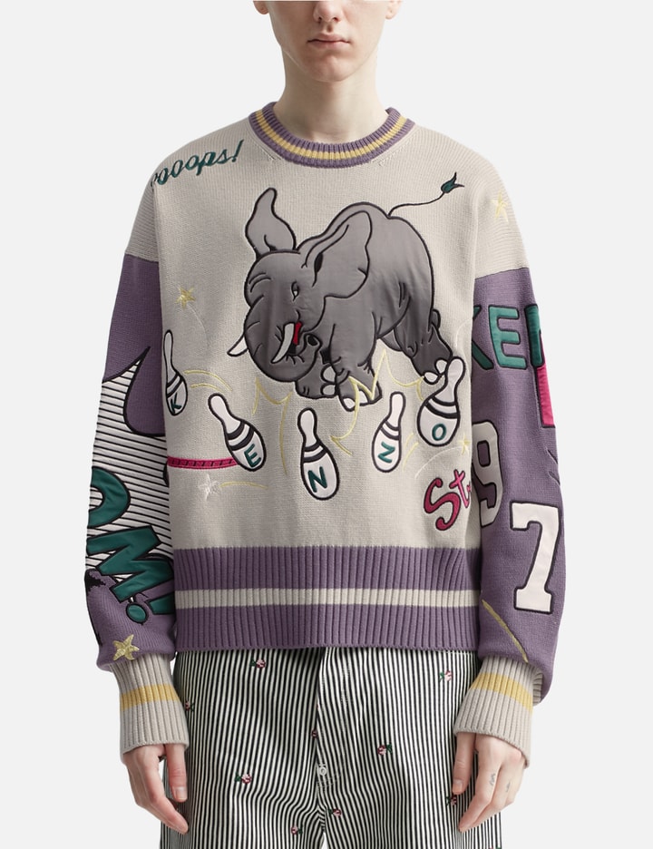 Kenzo - 'Bowling Elephant' Merino Wool Jumper | HBX