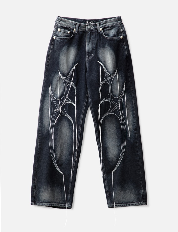 THUG CLUB - Tribal Tree Denim Pants | HBX - HYPEBEAST 為您搜羅全球潮流時尚品牌