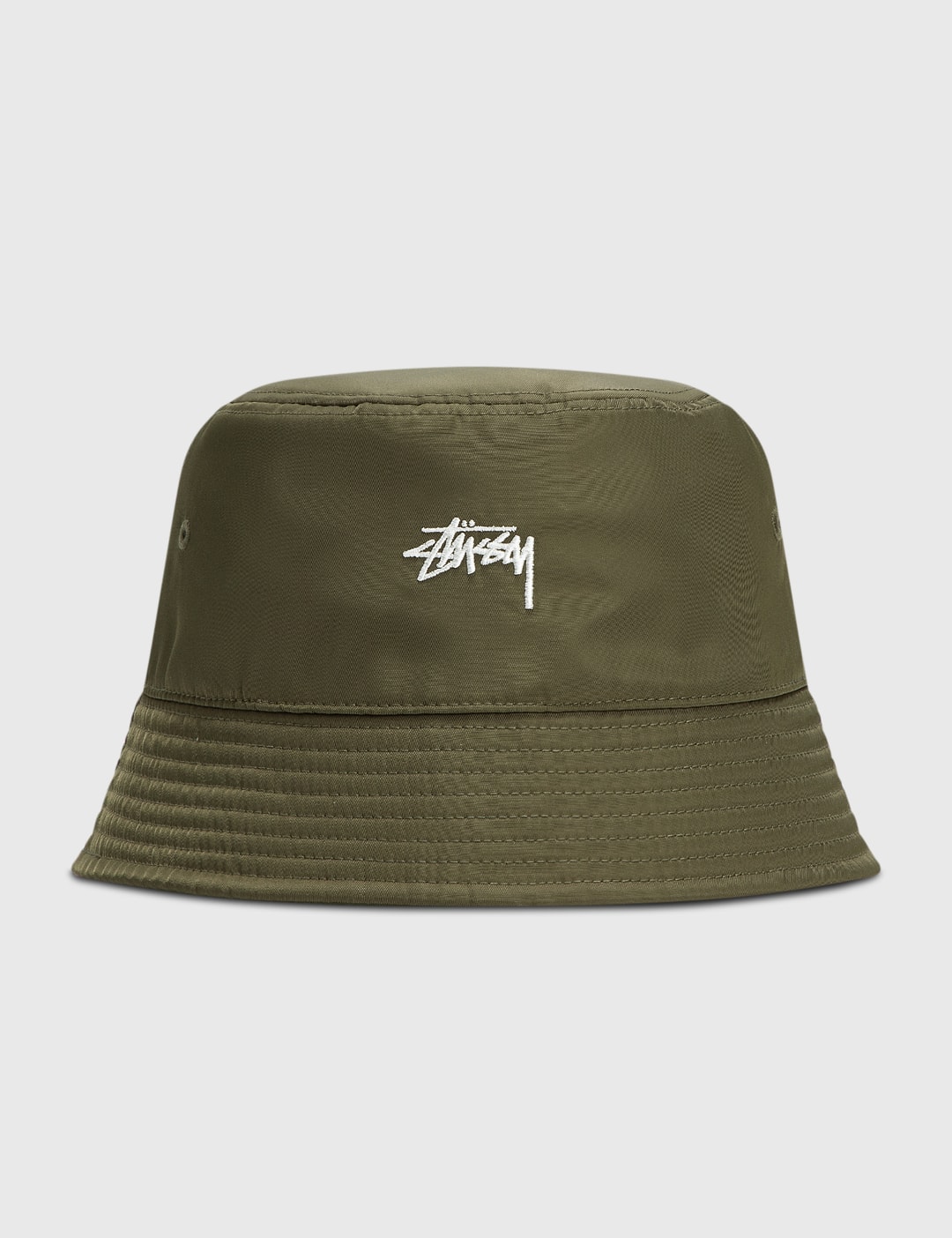 Stüssy - Satin Nylon Deep Bucket Hat | HBX - Globally Curated Fashion ...