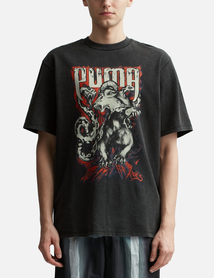 Puma - PUMA x ARIES Graphic T-shirt | HBX - HYPEBEAST 為您搜羅全球潮流時尚品牌