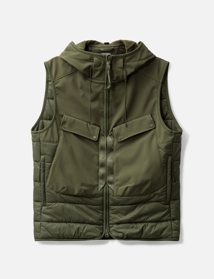 C.P. Company - C.P. Shell-R Mixed Goggle Vest | HBX - Globally Curated Fashion and Lifestyle by ...