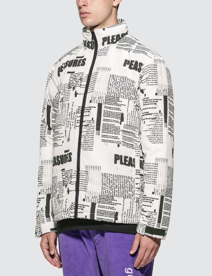 Pleasures - Poems Puffer Jacket | HBX - Globally Curated Fashion and ...