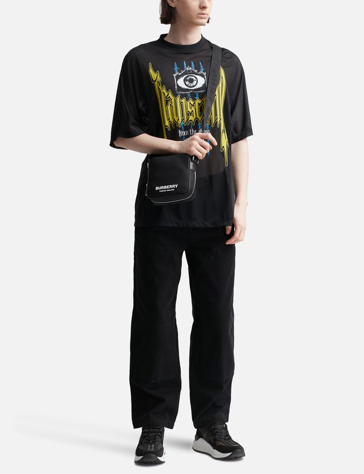 Burberry - Logo Print Nylon Square Paddy Bag | HBX - Globally Curated ...