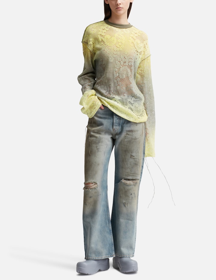 Open YY - OMBRE LACE TOP | HBX - Globally Curated Fashion and Lifestyle ...