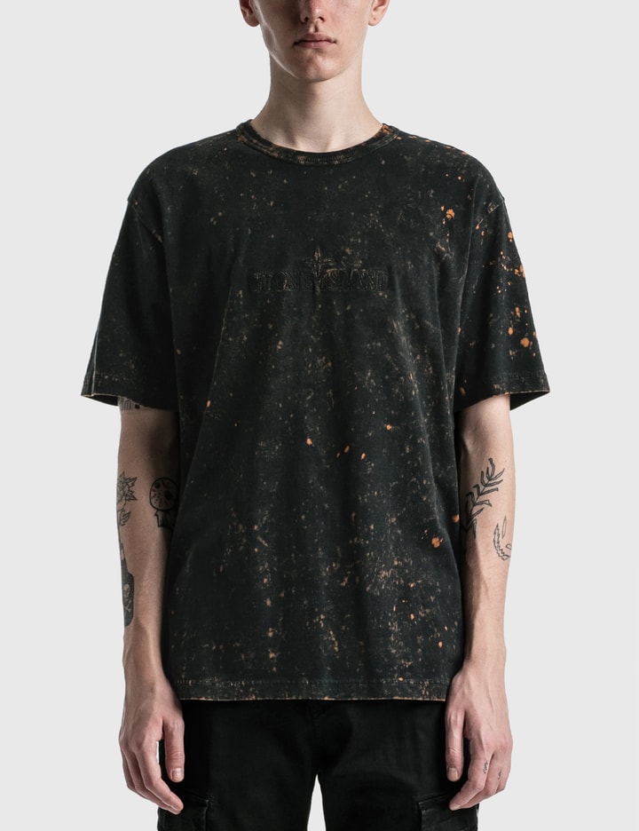 Stone Island - Bleached T-shirt | HBX - Globally Curated Fashion and ...