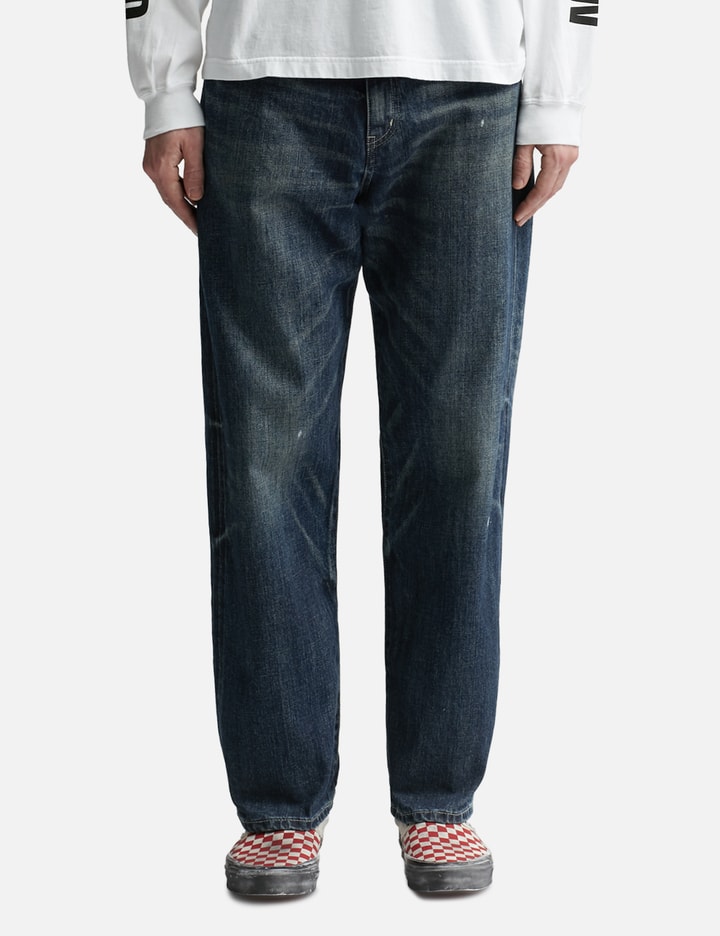 NEIGHBORHOOD - Washed Denim DP Basic Pants | HBX