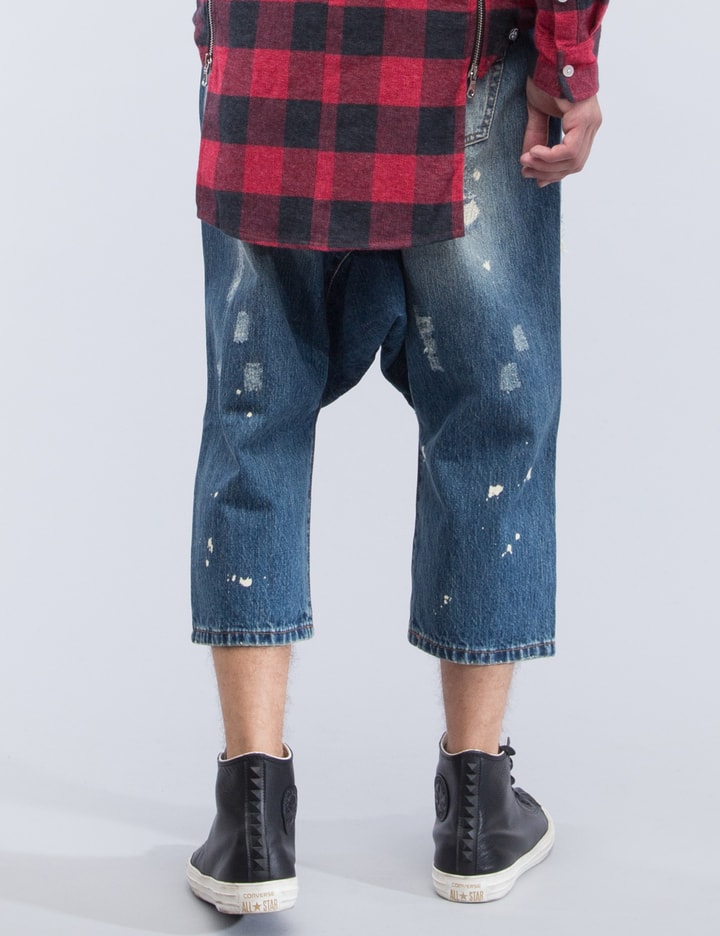 MOSTLY HEARD RARELY SEEN - Distressed Enzo Drop-crotch Jeans | HBX ...