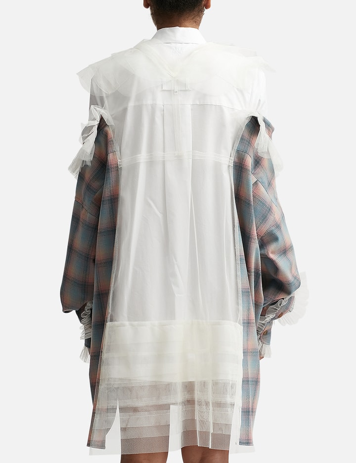 Maison Margiela - Pendleton Wool Tulle Shirt | HBX - Globally Curated ...