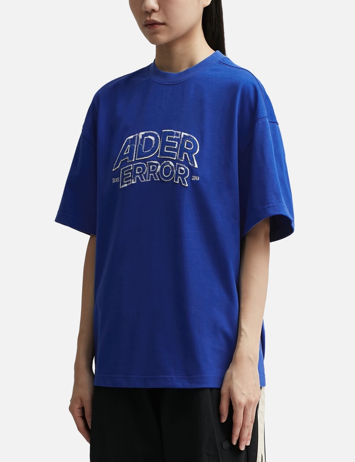 Ader Error - LOGO APPLIQUE T-SHIRT | HBX - Globally Curated Fashion and ...