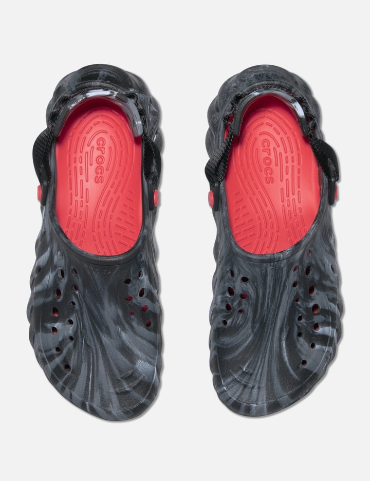 Crocs Mens Echo Clog Marble In Grey/black/red | ModeSens