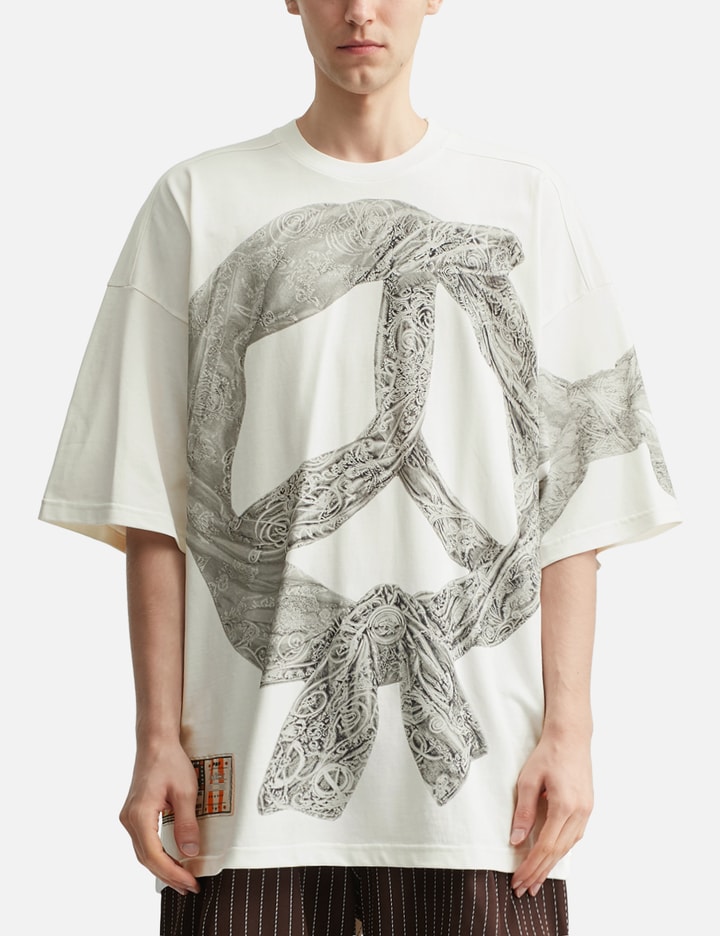 PDF The Boy Flake T-Shirt - Oversized cotton tee with front/back print ...