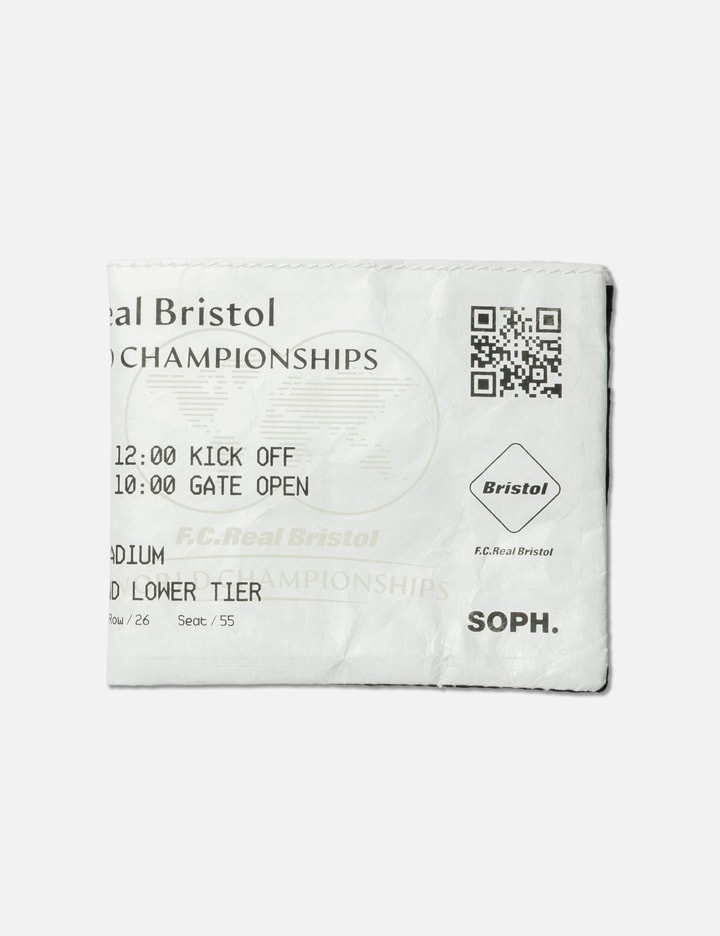 F.C. Real Bristol Ticket Mini Wallet - Durable water-resistant Tyvek ...