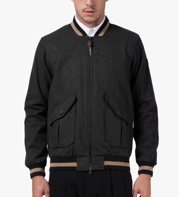 Marshall Artist - Charcoal Vintage Harrington Jacket | HBX - Globally ...