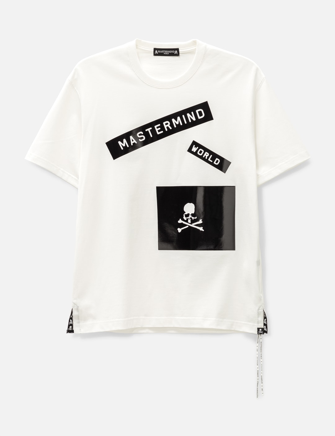 Mastermind World - Label T-Shirt | HBX - Globally Curated Fashion and ...