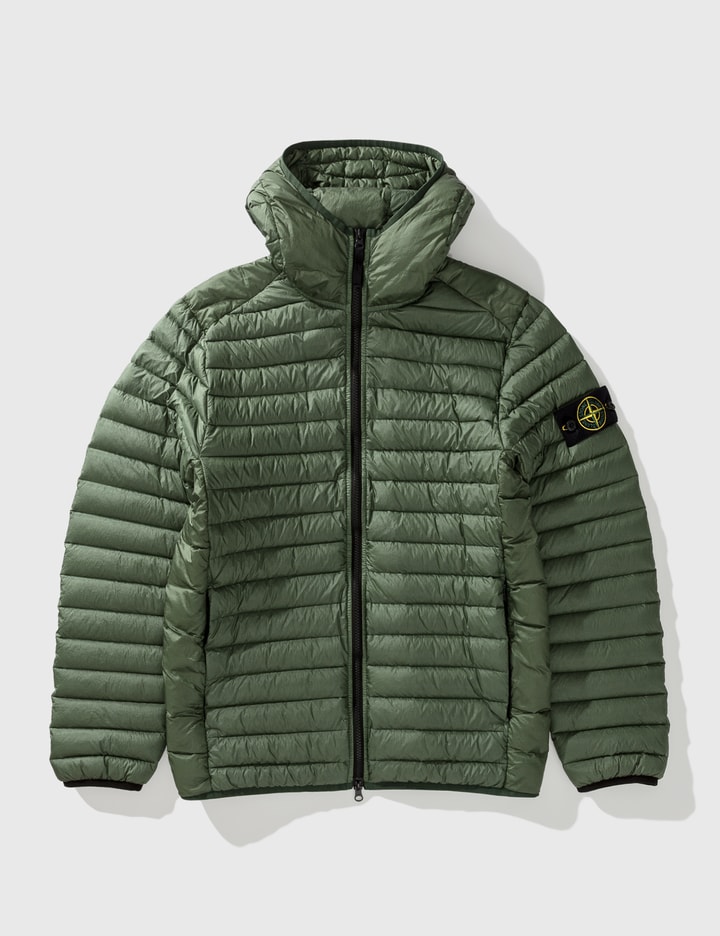 Stone Island - R-Nylon Hooded Down Jacket | HBX - Globally Curated ...