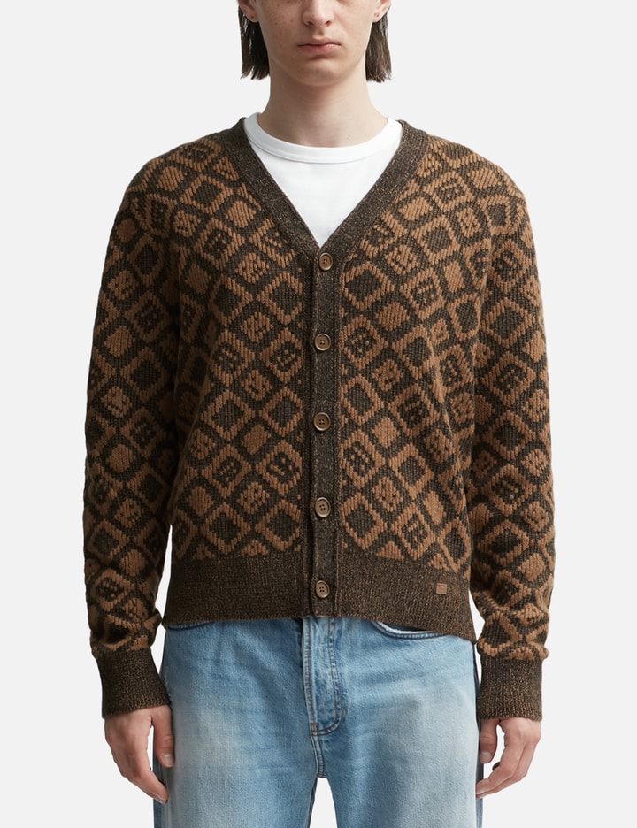 Acne Studios - Face Tiles Cardigan | HBX