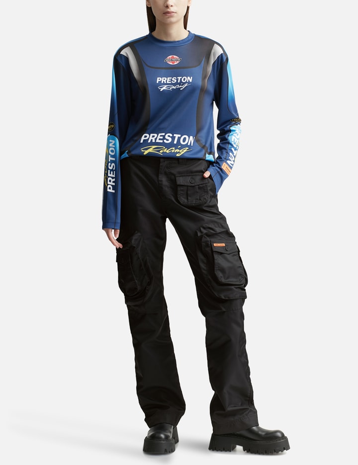 Heron Preston - Preston Racing Dry Fit Long Sleeve T-shirt | HBX ...