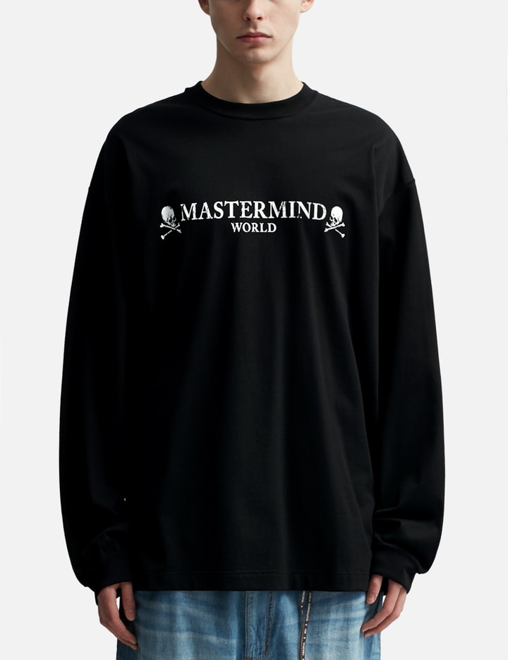 Mastermind World - WM Logo Long Sleeve Oversized T-shirt | HBX