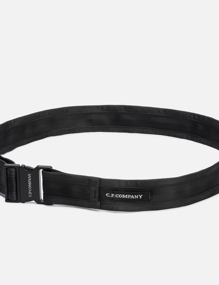 C.P. Company - Herringbone Tape Buckle Belt | HBX