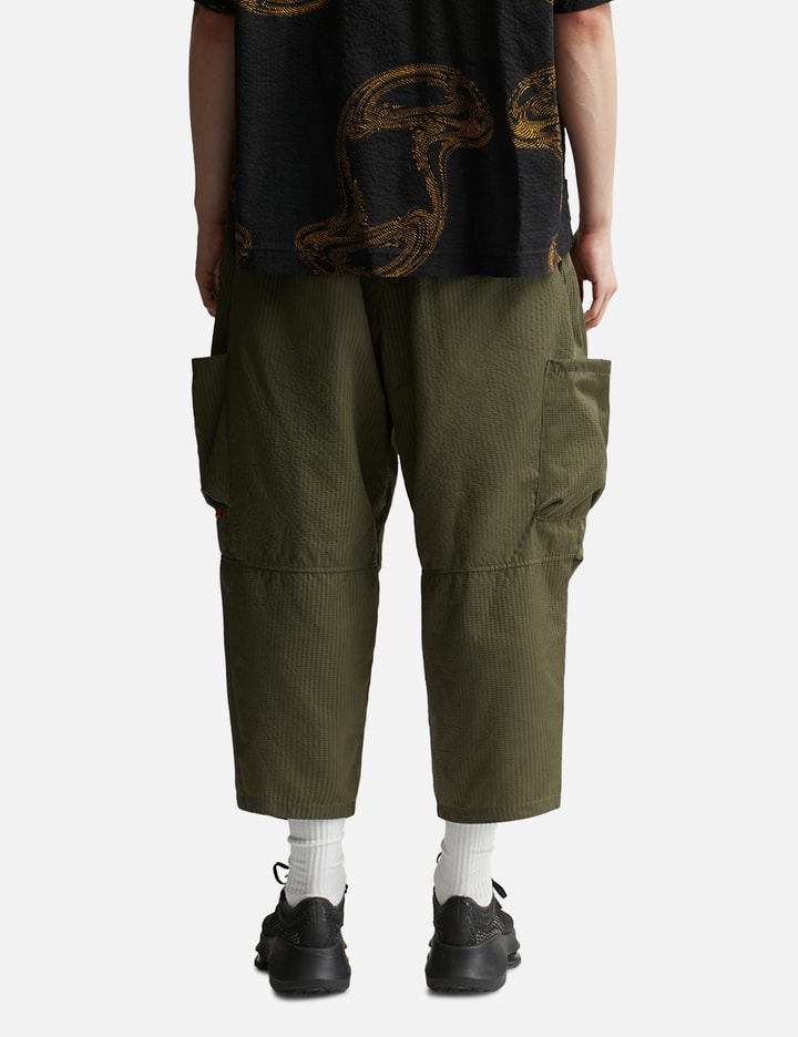Tightbooth - SEERSUCKER CROPPED CARGO PANTS | HBX