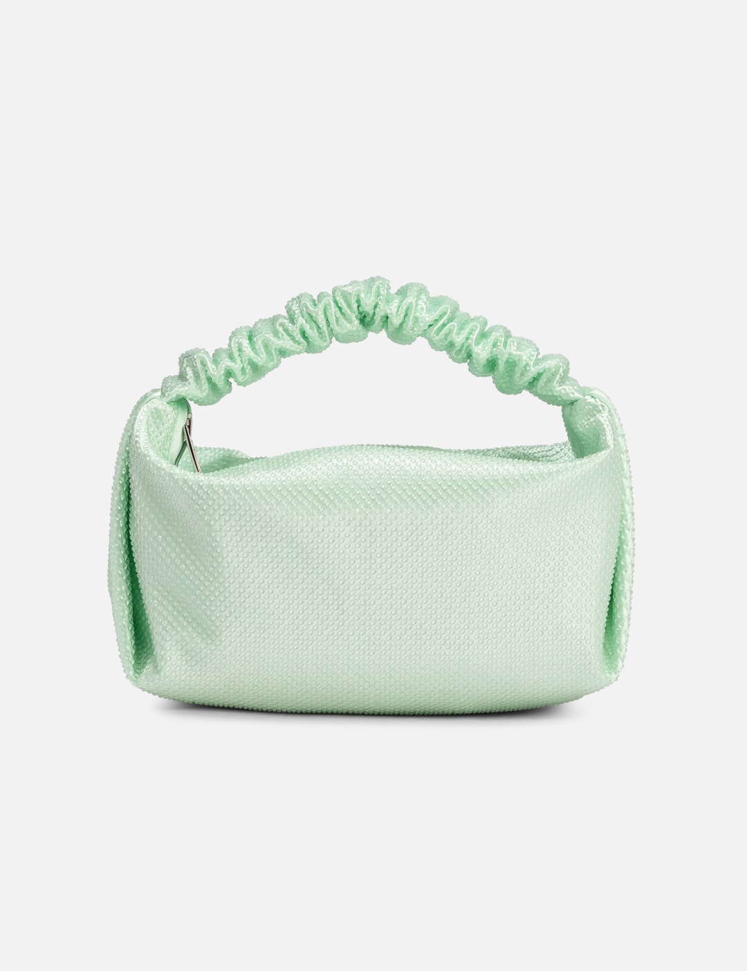Alexander Wang - Satin Scrunchie Mini Bag with Clear Beads | HBX