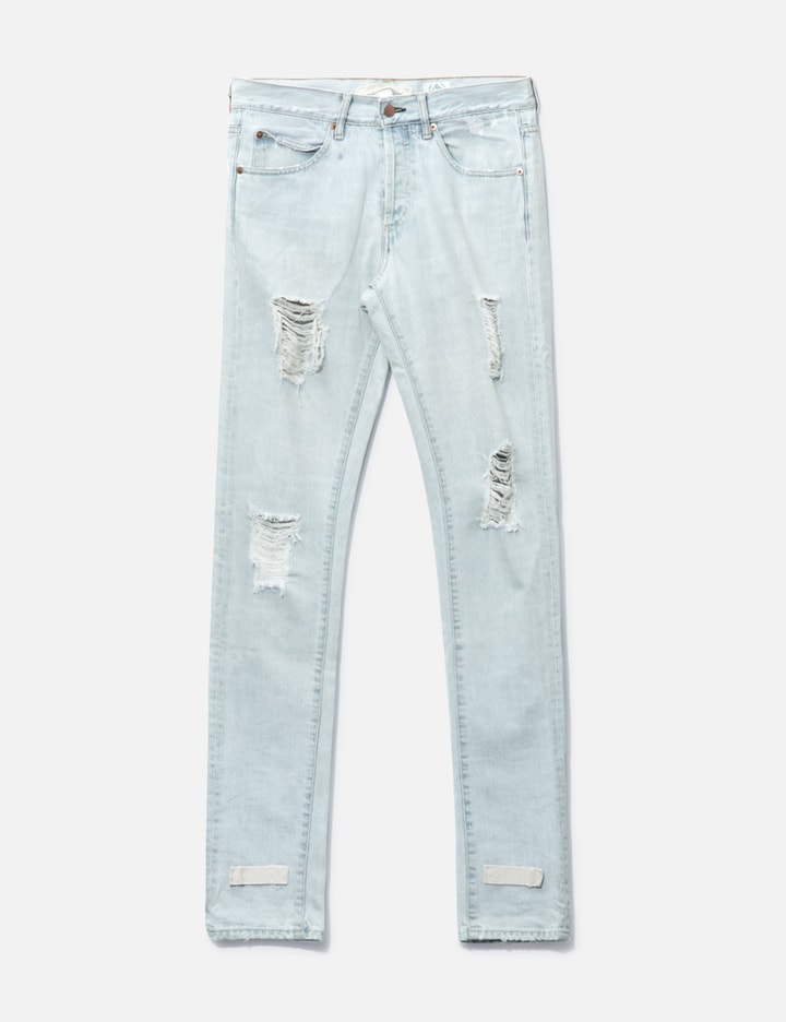 Off-White™ - Off White Destroyed Detail Jeans | HBX - HYPEBEAST 為您搜羅全球 ...