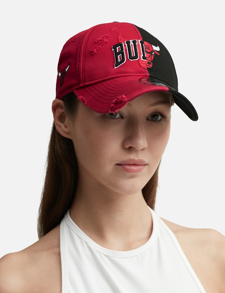 New Era - Half Damaged Chicago Bulls 9Forty Cap | HBX