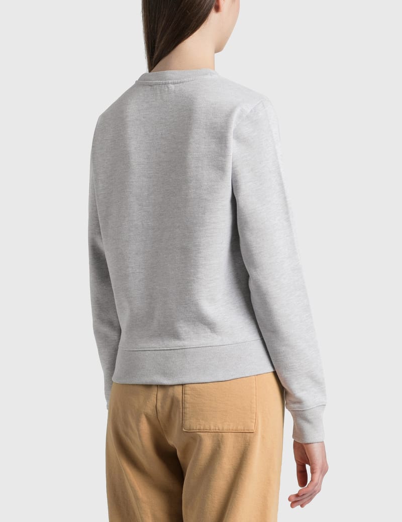 Maison Kitsuné - Big Fox Embroidery Regular Sweatshirt | HBX Maison Kitsuné - Big Fox Embroidery Regular Sweatshirt | HBX