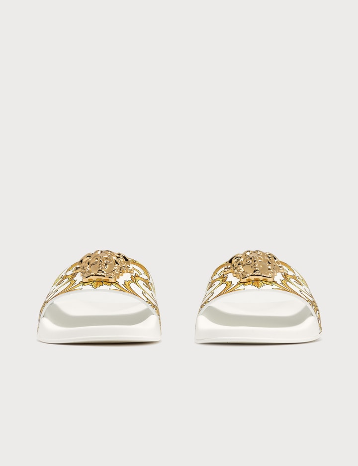 Versace - Medusa Head Slides | HBX - Globally Curated Fashion and ...