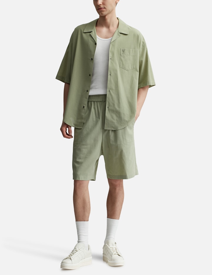 Ami Elasticated Waist Bermuda Shorts Hbx Globally Curated Fashion