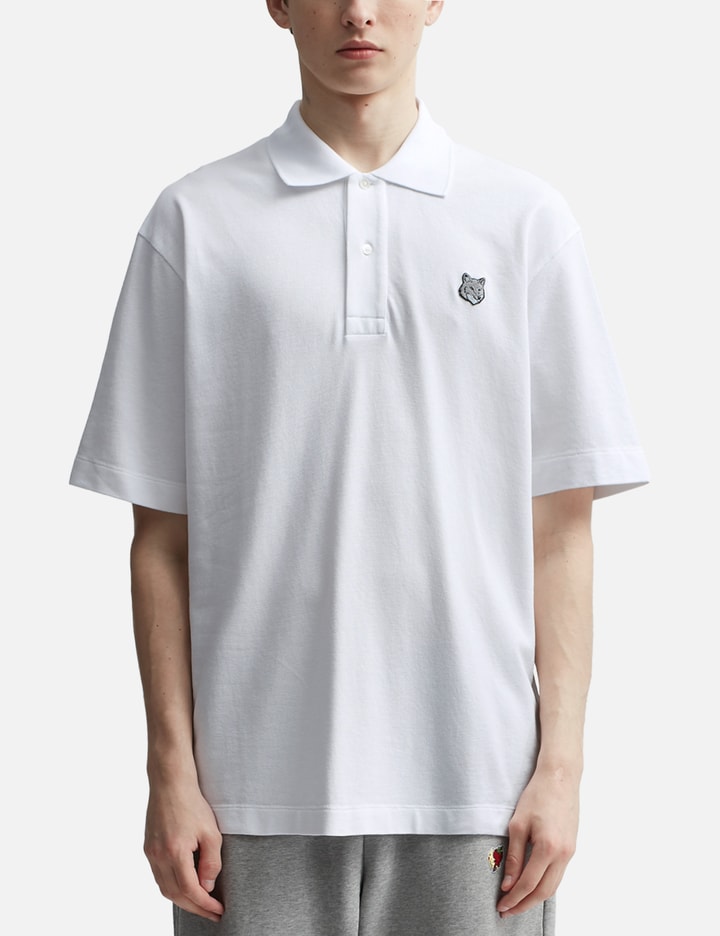 Maison Kitsuné - Bold Fox Head Patch Comfort Polo | HBX - Globally ...