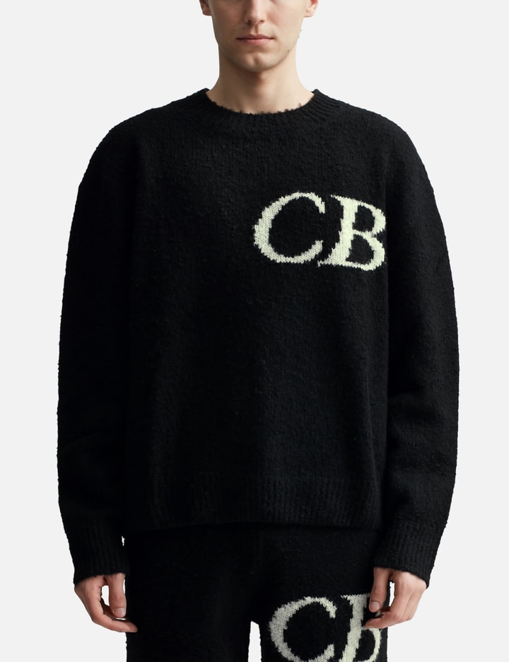 Cole Buxton - CB Logo Knit Sweater | HBX - Globally Curated Fashion and ...