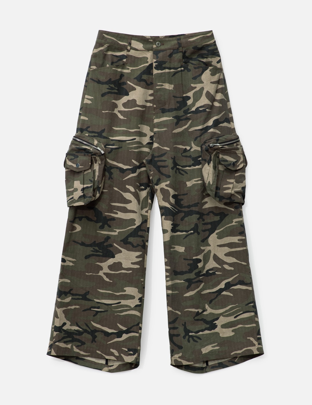 FFFPostalservice - Wide Back Zip Cargo Pants | HBX - HYPEBEAST 為您搜羅全球潮流時尚品牌