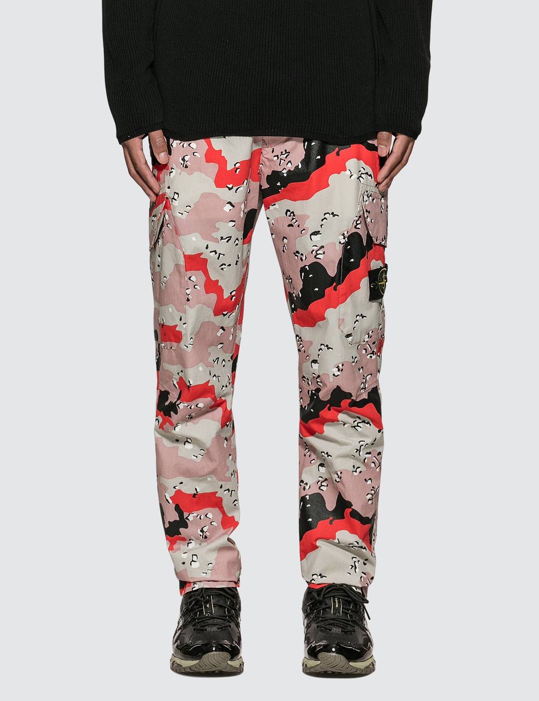 Stone Island - Desert Camo Cargo Pants | HBX - Globally Curated Fashion ...