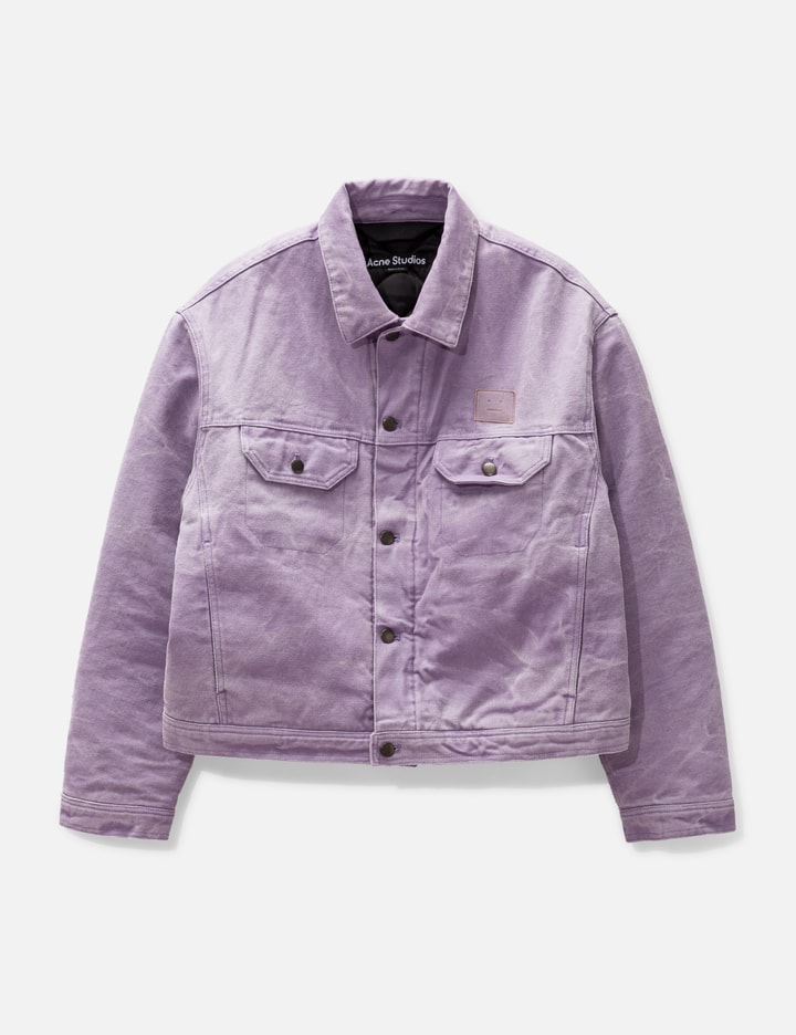Acne Studios - Face Logo Canvas Jacket | HBX - Globally Curated Fashion ...