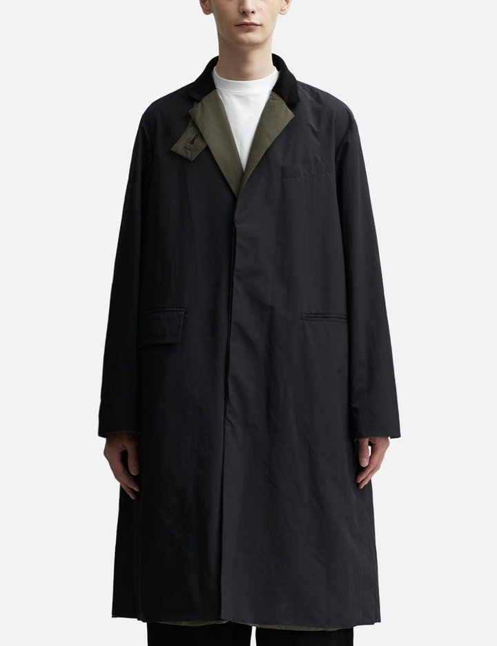 Sacai - Matte Taffeta Reversible Long Coat | HBX