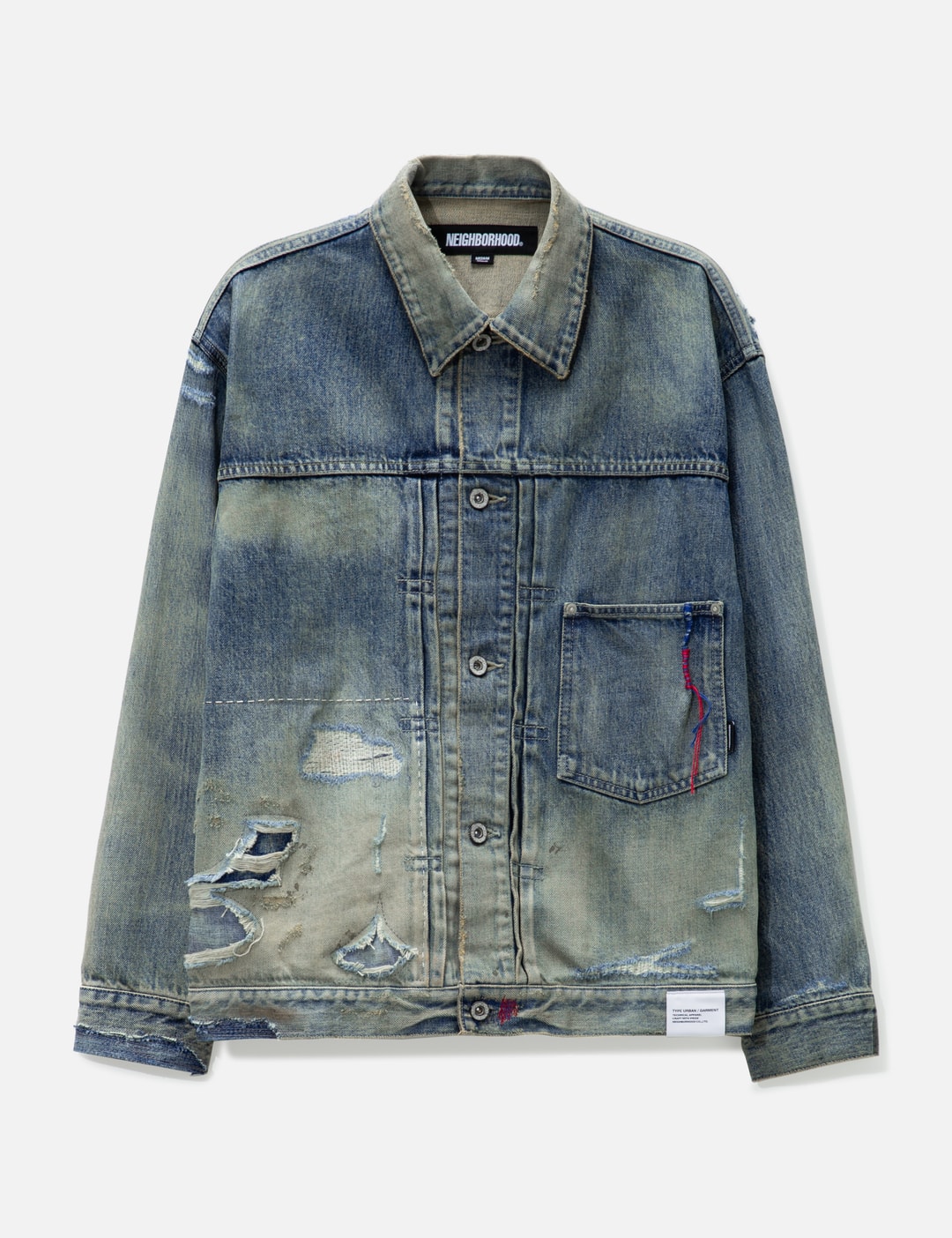 NEIGHBORHOOD - SAVAGE DENIM TYPE-1 JACKET | HBX - Globally Curated ...
