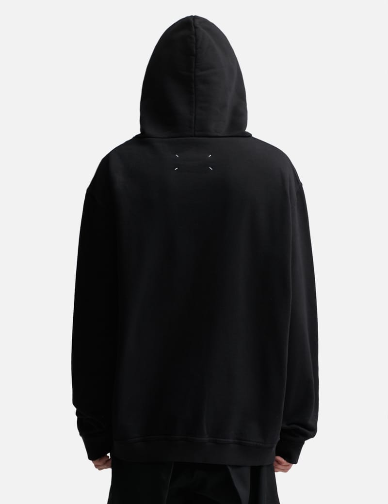 Maison Margiela - Distorted Logo Hoodie | HBX - Globally Maison Margiela - Distorted Logo Hoodie | HBX - Globally
