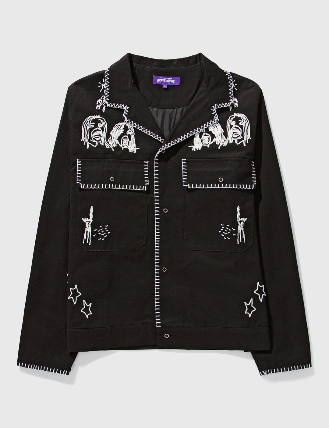 Fucking Awesome - Embroidered Mechanics Jacket | HBX - Globally Curated ...