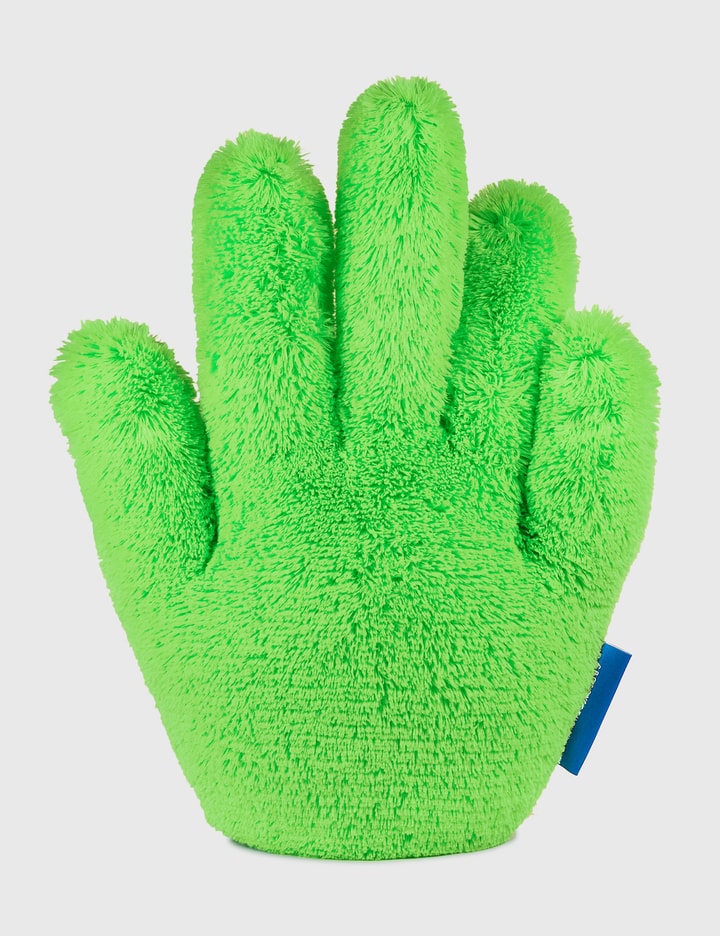 Crosby Studios - Green Short Furry Hand Pillow | HBX - Globally Curated ...
